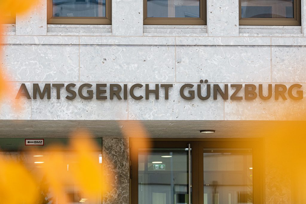 Architekturfotografie am Amtsgericht in Günzburg Nähe München